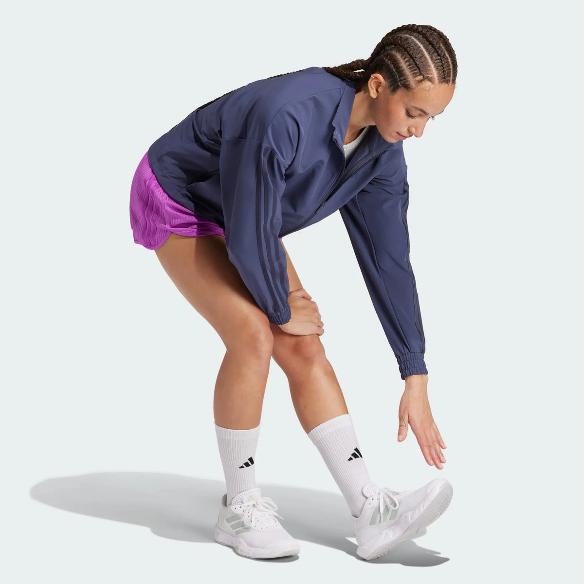 WOMEN ADIDAS Pacer All Gym Tonal 3-Stripes Woven Jacket IW8168